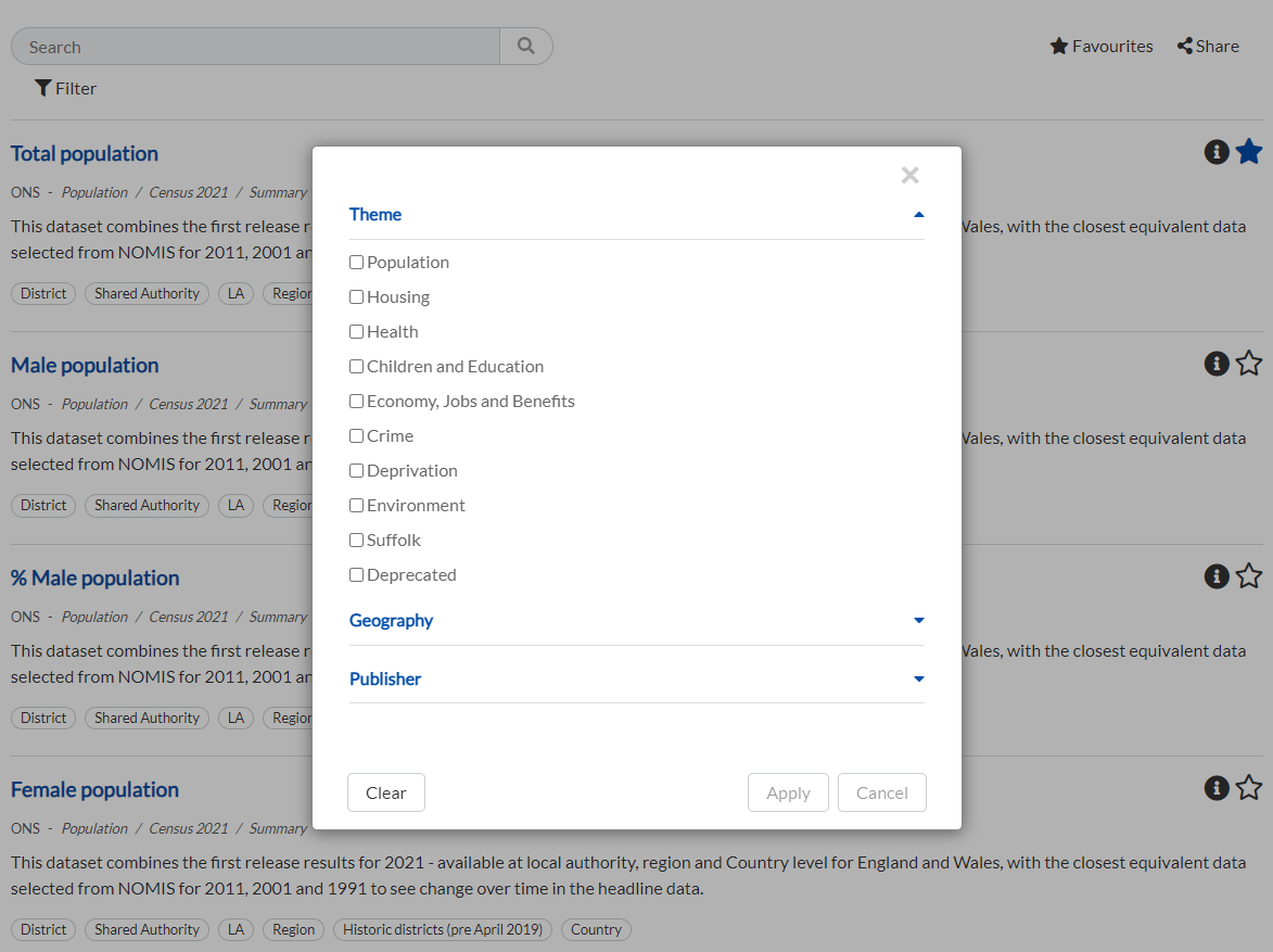 Data Explorer – InstantAtlas Help